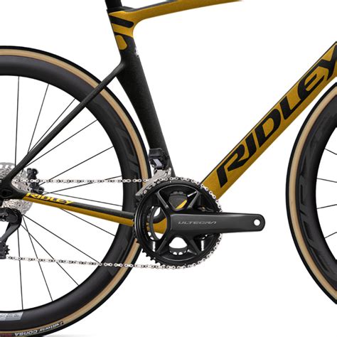 Ridley Noah Fast Disc Ultegra Di2 Metallic Black Gold