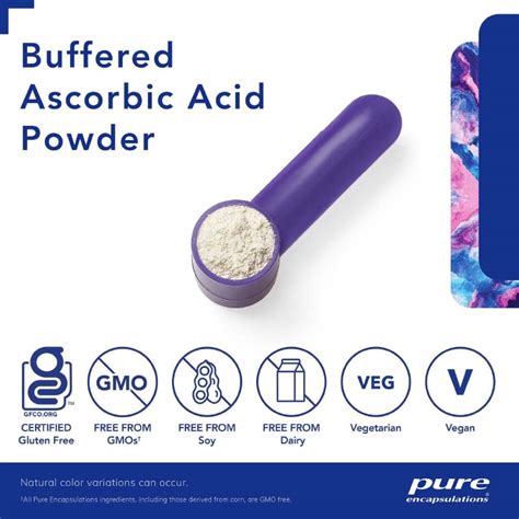 Pure Buffered Ascorbic Acid Powder 227g Food For Life