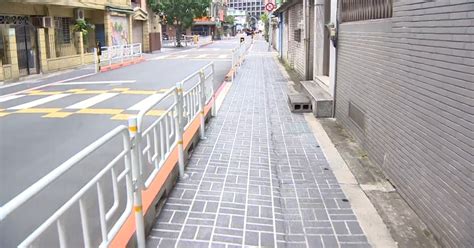 師大浦城街變身日本風 綠色人行道改「壓花路面欄杆」｜東森新聞