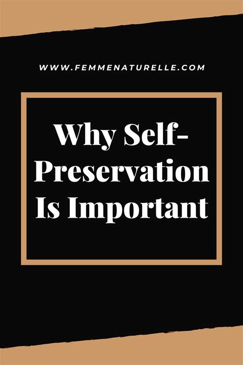 Self Preservation Love Artofit