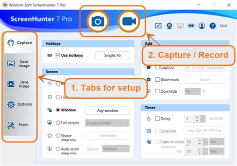 How To Use ScreenHunter 7 Help
