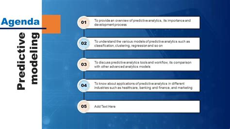 Agenda Predictive Modeling Ppt Powerpoint Presentation Model Gallery