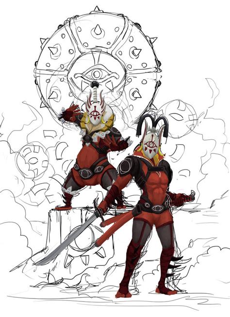 Sooga And Kohga Legend Of Zelda Commission Wip By Maximilian Scribbles