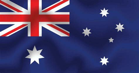 Flat Illustration Of Australia Flag Australia Flag Design Australia