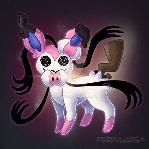 Mimikyu X Sylveon By Seoxys On Deviantart Pokemon Eeveelutions Pokemon Pokemon Moon