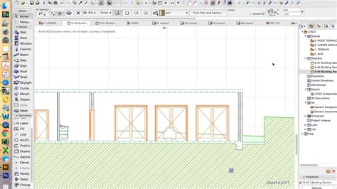 ARCHICAD INTRO WEEK PART SECTION ELEVATION DETAIL MARKERS YouTube