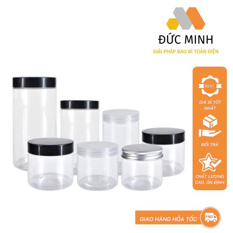 Plastic Food Jars Aluminum Caps Plastic Caps 500ml 600ml 700ml