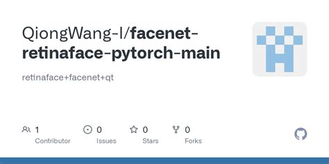 github qiongwang l facenet retinaface pytorch main retinaface facenet qt
