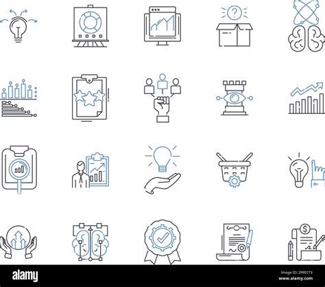 Proposal Line Icons Collection Request Offer Presentation