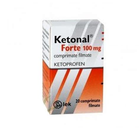 Ketonal Forte 100mg 20 Comprimate Filmate Lek Drmax Farmacie