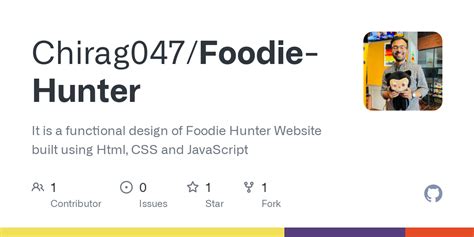 Github Chirag047foodie Hunter It Is A Functional Design Of Foodie