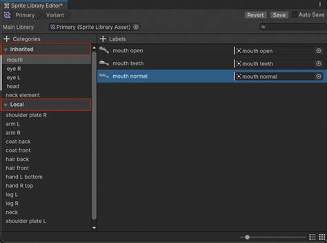 sprite library asset 2d animation 10 0 3