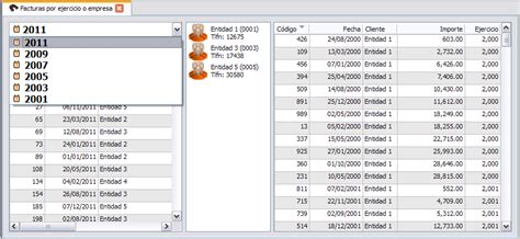 ListView Y ComboView Incrustados En Un Formulario Se Han Filtrado Los Ejercicios Y Entidades
