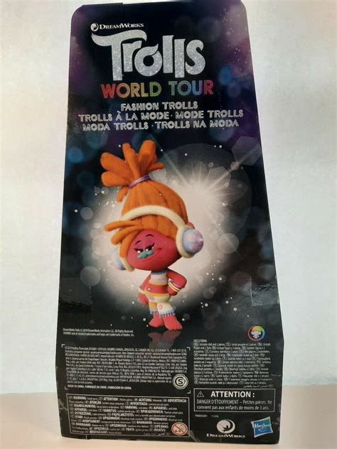 Dreamworks Trolls 2 World Tour Stylin Dj Suki Fashion Doll New