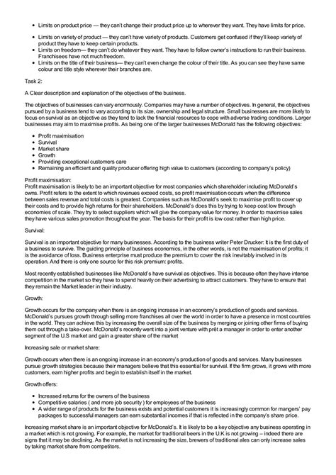 Solution Classify The Business According To Its Ownership Mcdonalds