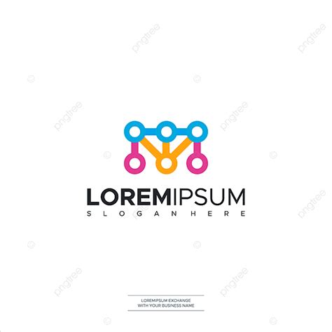 M 문자 도트 로고 아이콘 일러스트 벡터 디자인 벡터 일러스트 레이션 선 상 집단 Png 일러스트 및 벡터 에 대한 무료