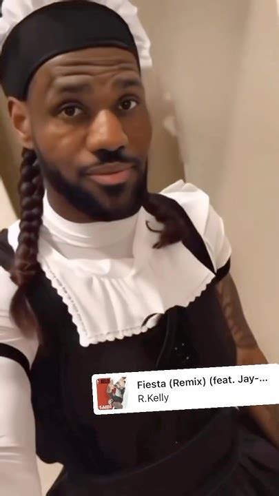 Lebron In A Maid Dress Youtube