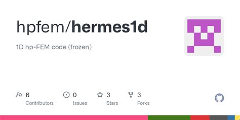 Github Hpfemhermes1d 1d Hp Fem Code Frozen