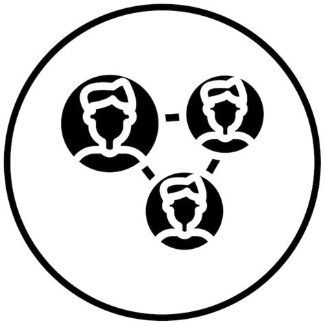 Premium Vector User Network Vector Illustration