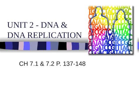 PPT Unit Lesson Dna DOKUMEN TIPS