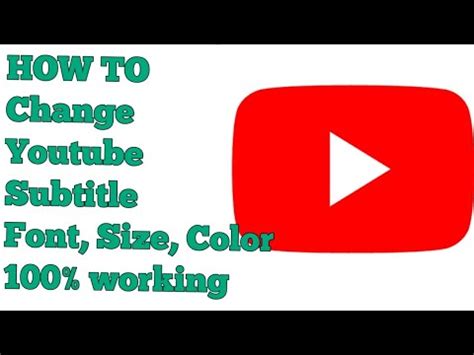 How To Change Adjust Subtitle Font Size Color On YouTube How To Resize Youtube Subtitle