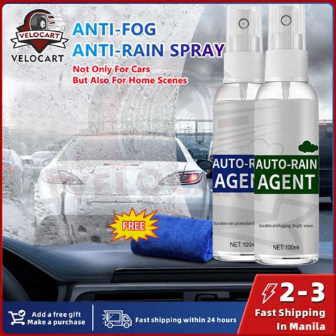 Anti Fog Spray Car Glass Mirror Silk Mist Removal Cleaner Bright Vision