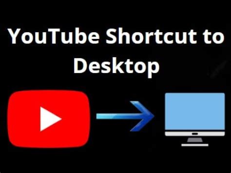 How To Create Or Add YouTube Shortcut To Desktop Add YouTube Icon To Desktop In Windows YouTube