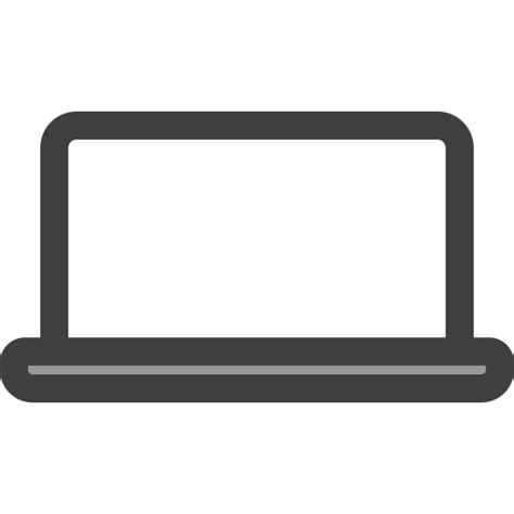 Laptop Generic Grey Icon