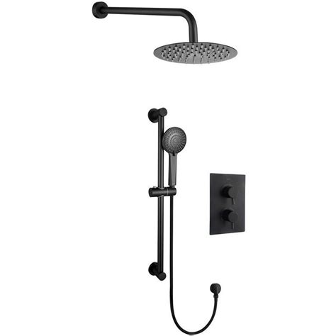 Bristan Apelo Black Concealed Shower Pack Low Prices Asturias Bathrooms