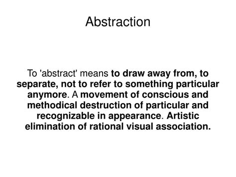 Ppt Abstraction Powerpoint Presentation Free Download Id4133381