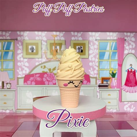 3d Printable Kawaii Ice Cream Pixie By Puff Puff Pastries