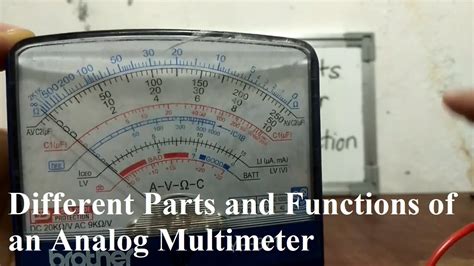 Parts Of A Multimeter And Their Functions