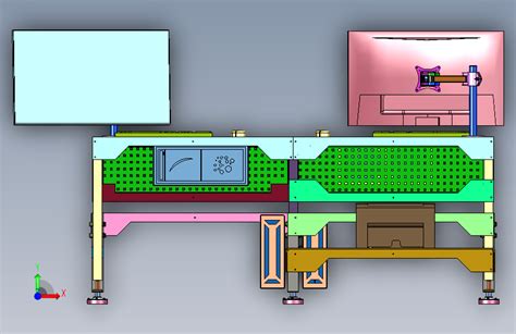 建筑师美术设计工程师工作台电脑桌子 Step 模型图纸下载 懒石网