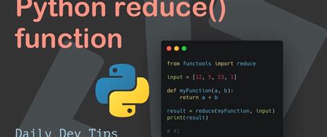 Python Reduce Function Dev Community