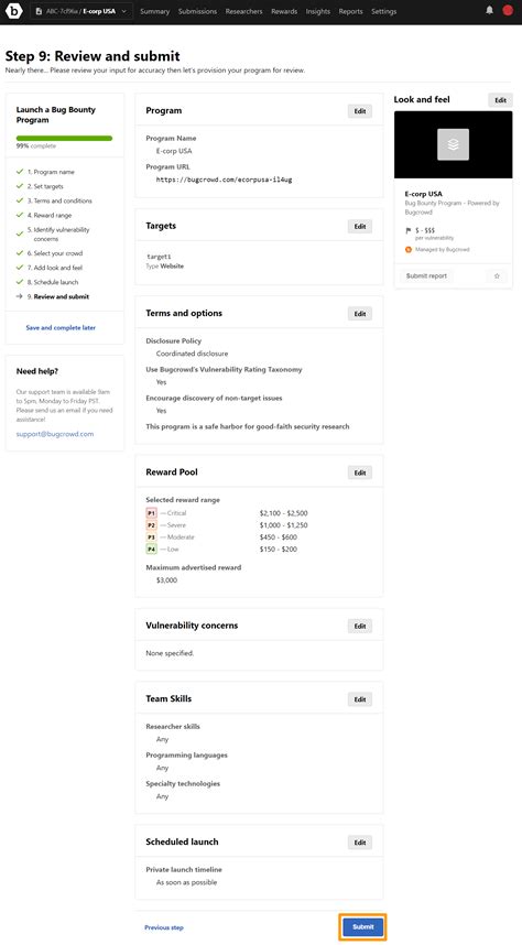 adding a bug bounty program bugcrowd docs