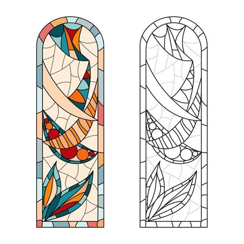 Stained Glass Border Vector Art Icons And Graphics For Free Download