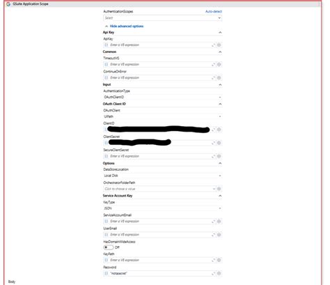 Gsuite Application Scope Combined With Get Mail Message Activity Doesn