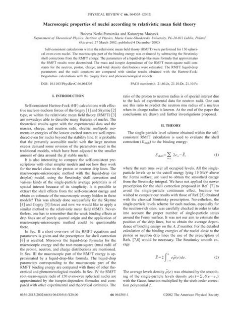 Macroscopic Properties Of Nuclei According To Relativistic Mean Field