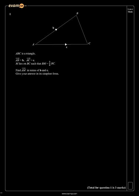 SOLUTION Gcse Vector Proof Questions Worksheet Studypool