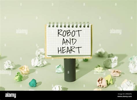 Text Caption Presenting Robot And Heart Business Showcase Sensitivity And Care Behind The