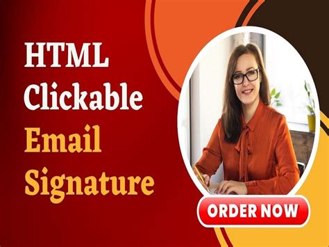 A Professional Clickable HTML Email Signature Upwork