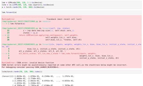 cuda error invalid device function · issue 1 · tk rusch lem · github