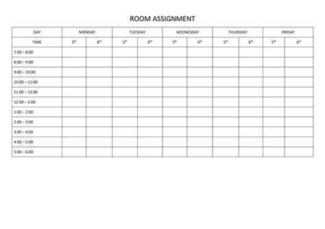Room Assignmentdoc