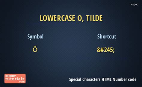 Lowercase A With Html Number Code