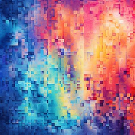 Premium Ai Image Pixel Pattern Color