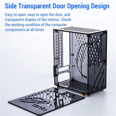 Compact Mini Itx Motherboard Small Computer Case With Mini Portable Flex Power Supply