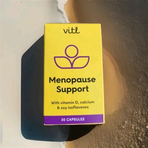 Vitl Menopause Support 30 Capsules Vitamin D Calcium And Soy