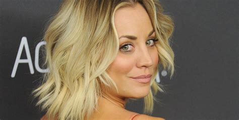 Kaley Cuoco Flaunts Legs In A Jaw Dropping See Through Lace Dress