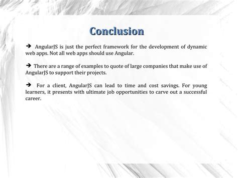 Angularjs What Why Advantages And Disadvantages Ppt