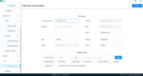 Billing And Accounting Software Electron Js And React Js Freelancer